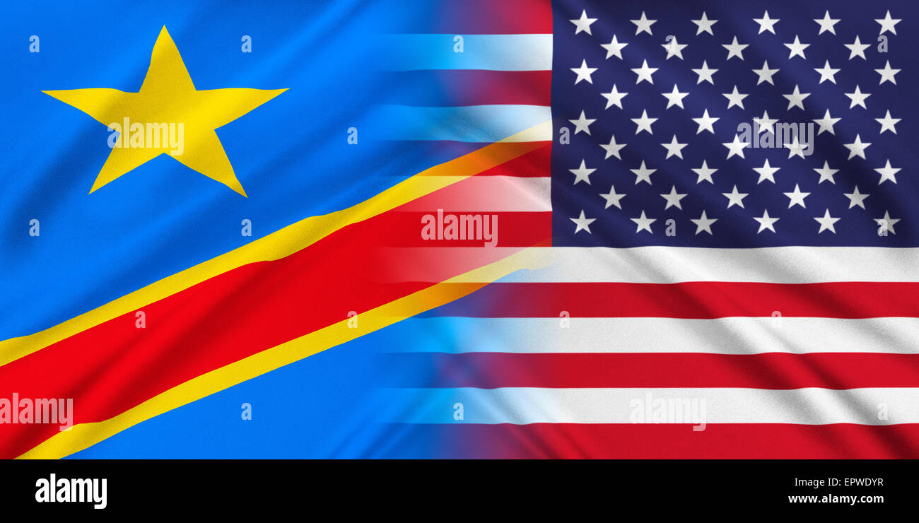 USA and Democratic Republic of the Congo Stock Photo - Alamy