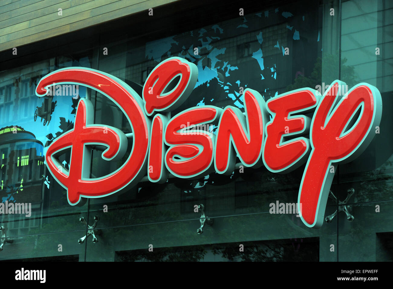 Disney sign london hi-res stock photography and images - Alamy