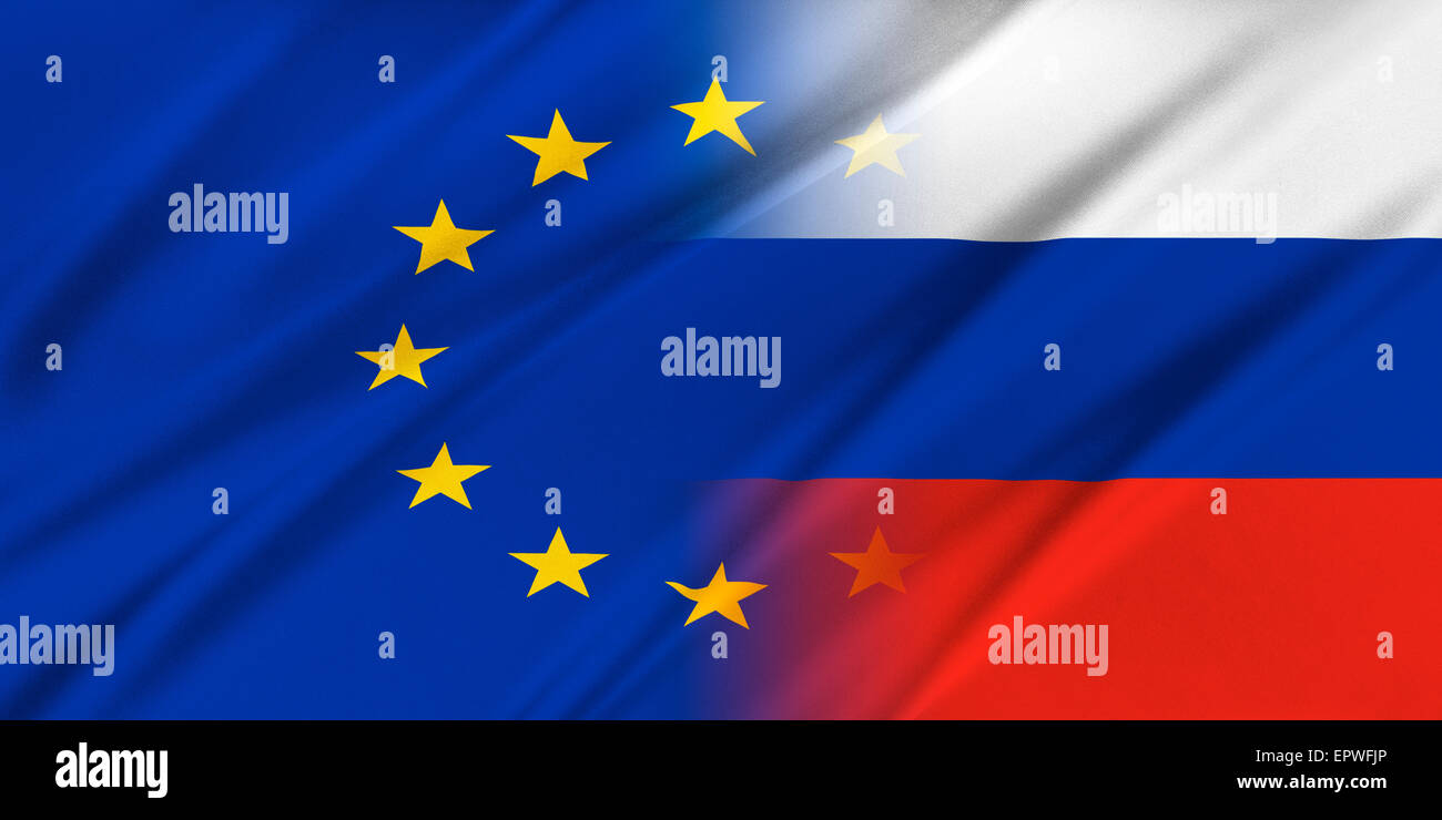 European Union and Russia Stock Photo - Alamy