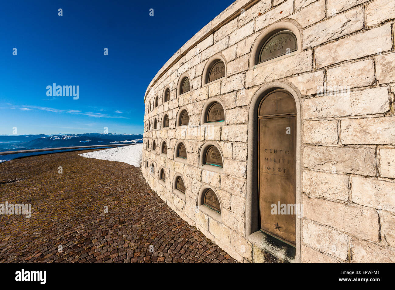 Military shrine of mount grappa hi-res stock photography and images - Alamy