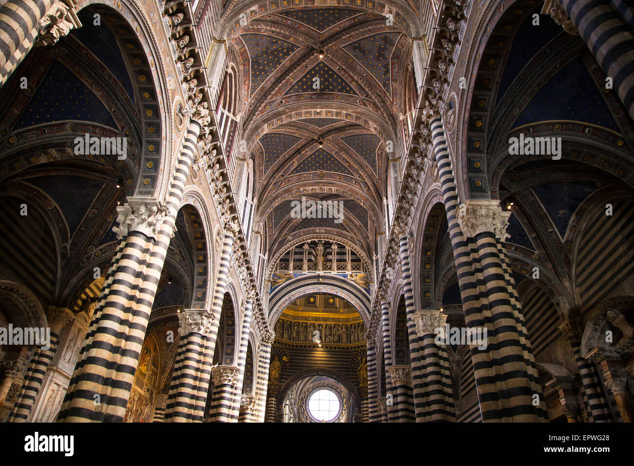 Siena cathedral interior dome hi-res stock photography and images - Alamy