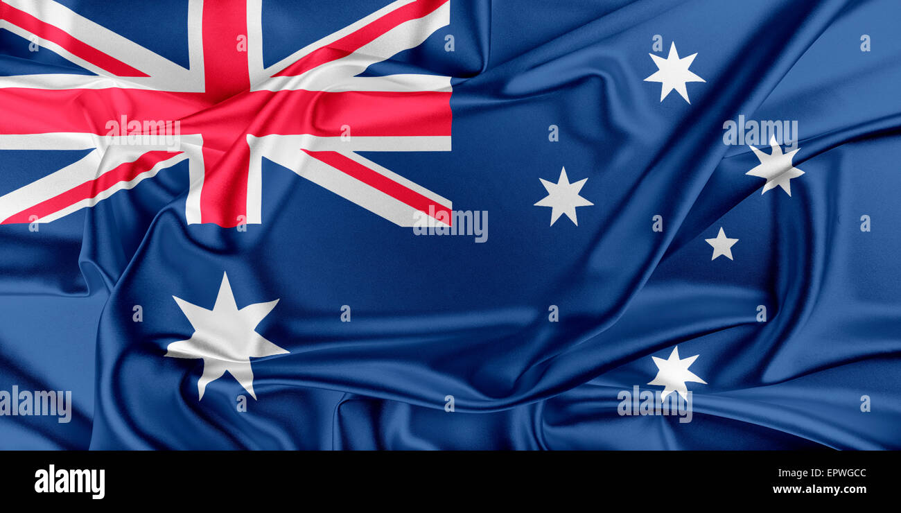 Flag australia continent in hi-res stock photography and images - Alamy