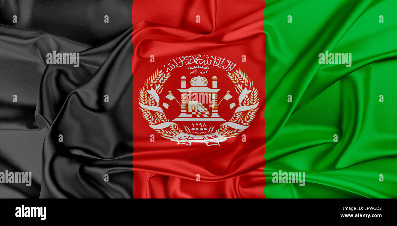 Flag of Afghanistan Stock Photo - Alamy