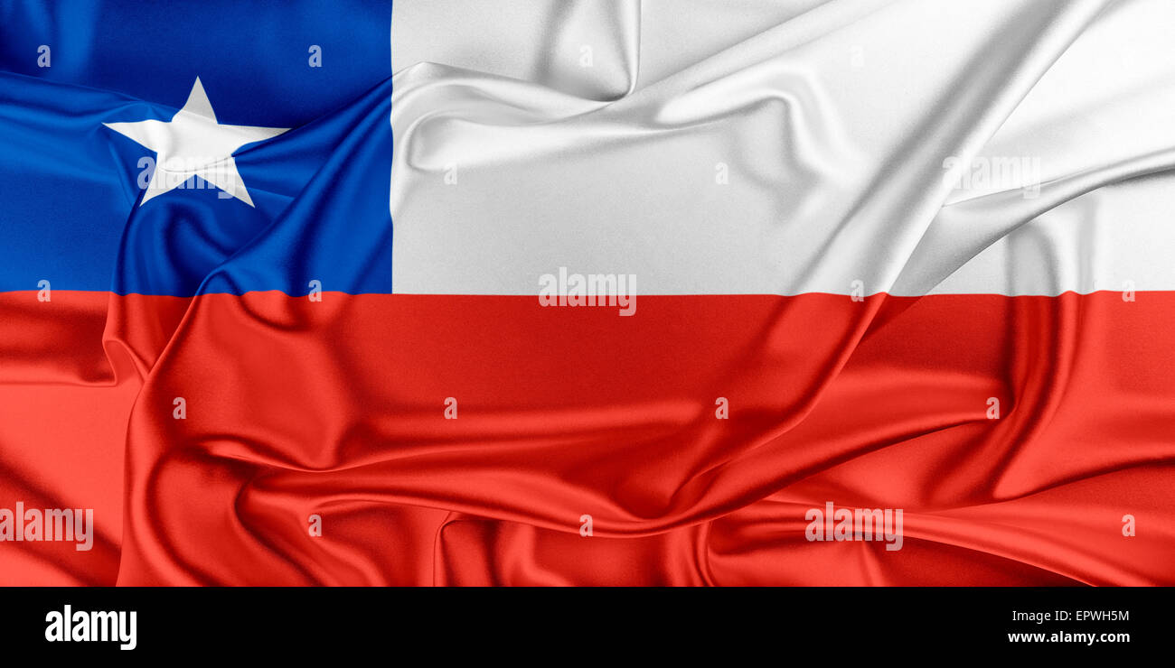 Flag of Chile Stock Photo - Alamy