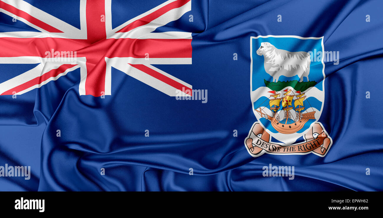 Flag of the falkland islands hi-res stock photography and images - Alamy