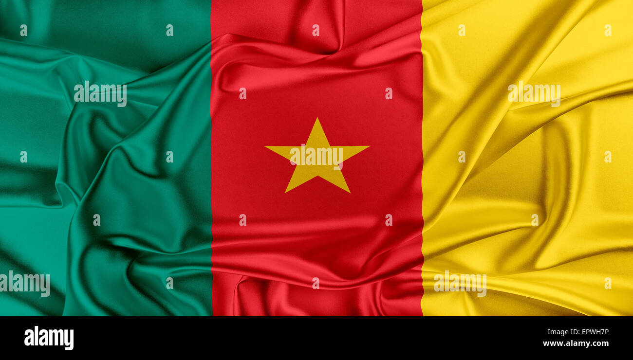 Flag of Cameroon Stock Photo - Alamy