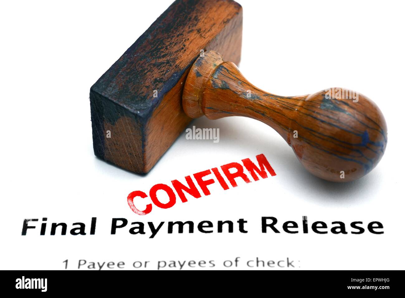 Confirmed payment hi-res stock photography and images - Alamy