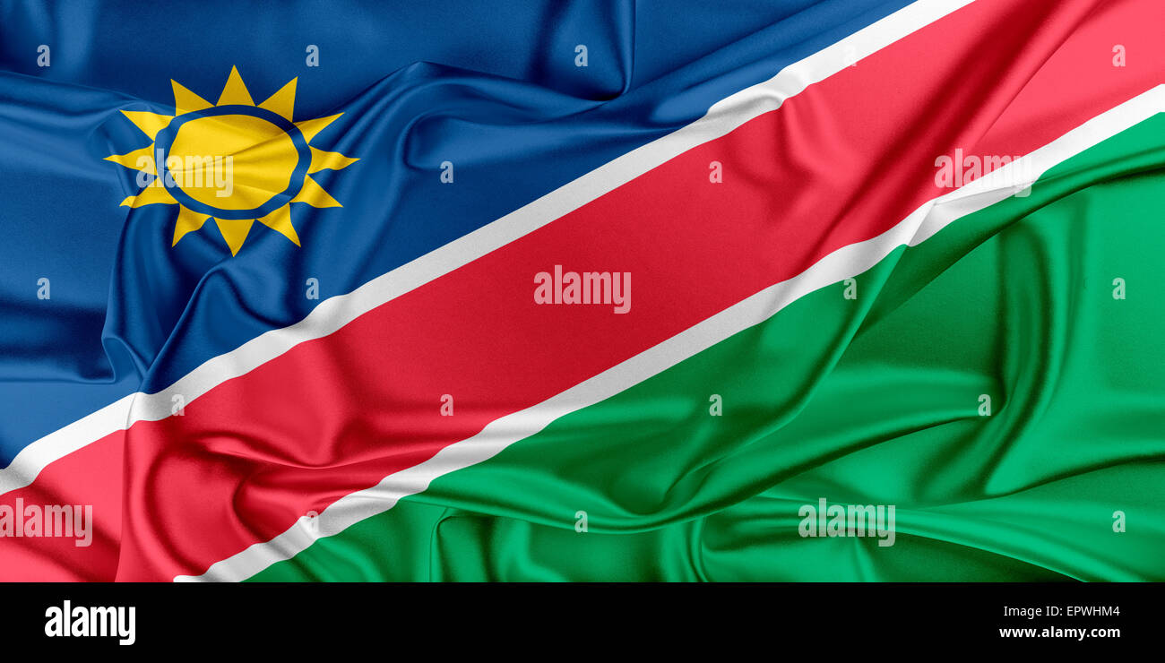 Flag of Namibia Stock Photo - Alamy