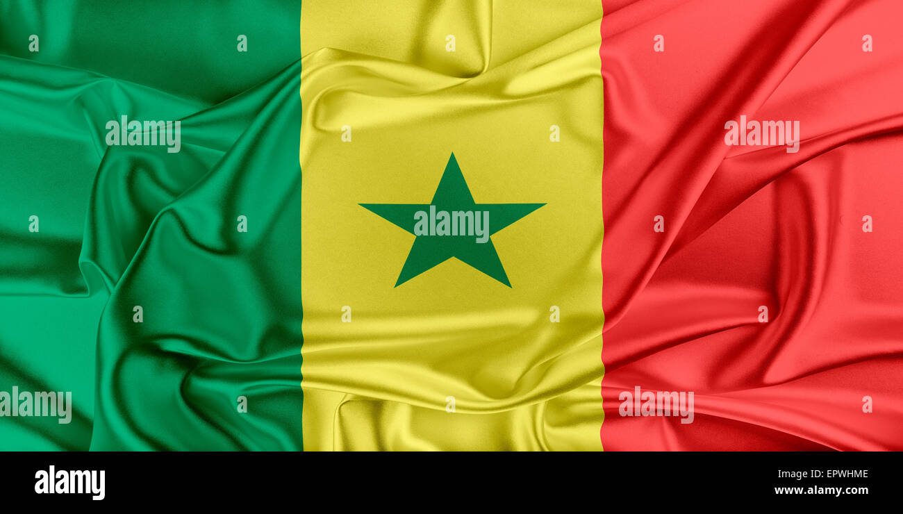 Flag of Senegal Stock Photo - Alamy