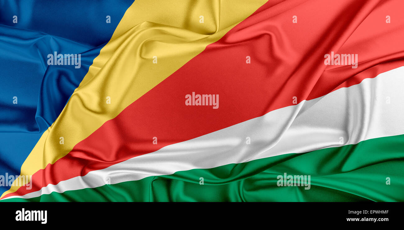 Flag of Seychelles Stock Photo - Alamy