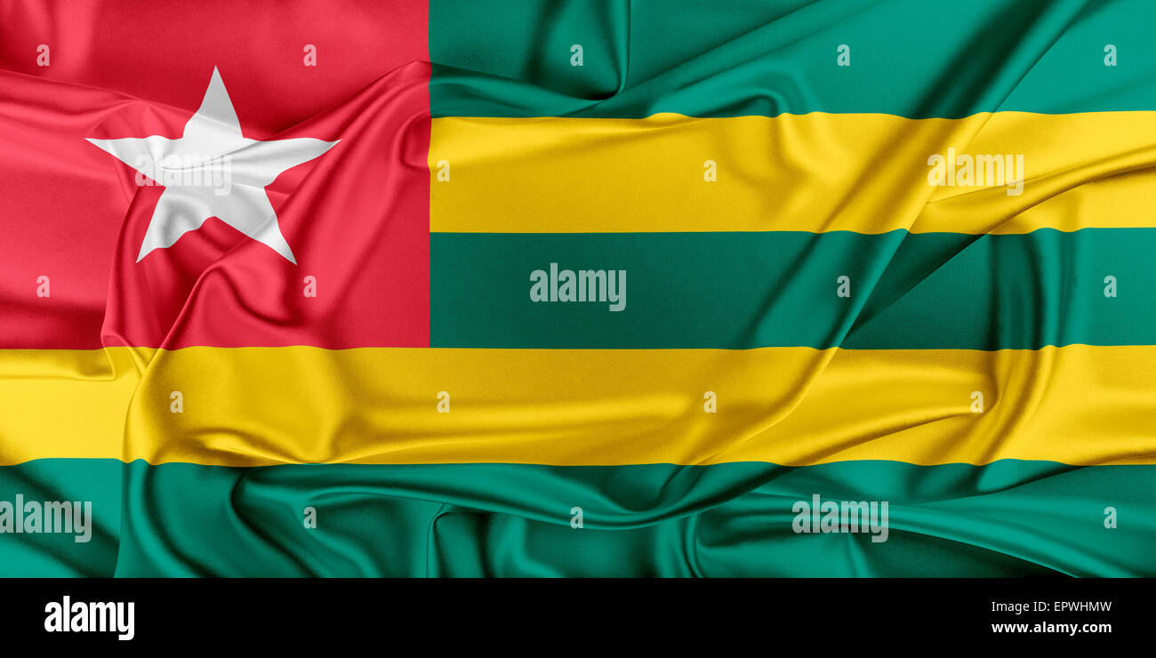 Flag of Togo Stock Photo - Alamy