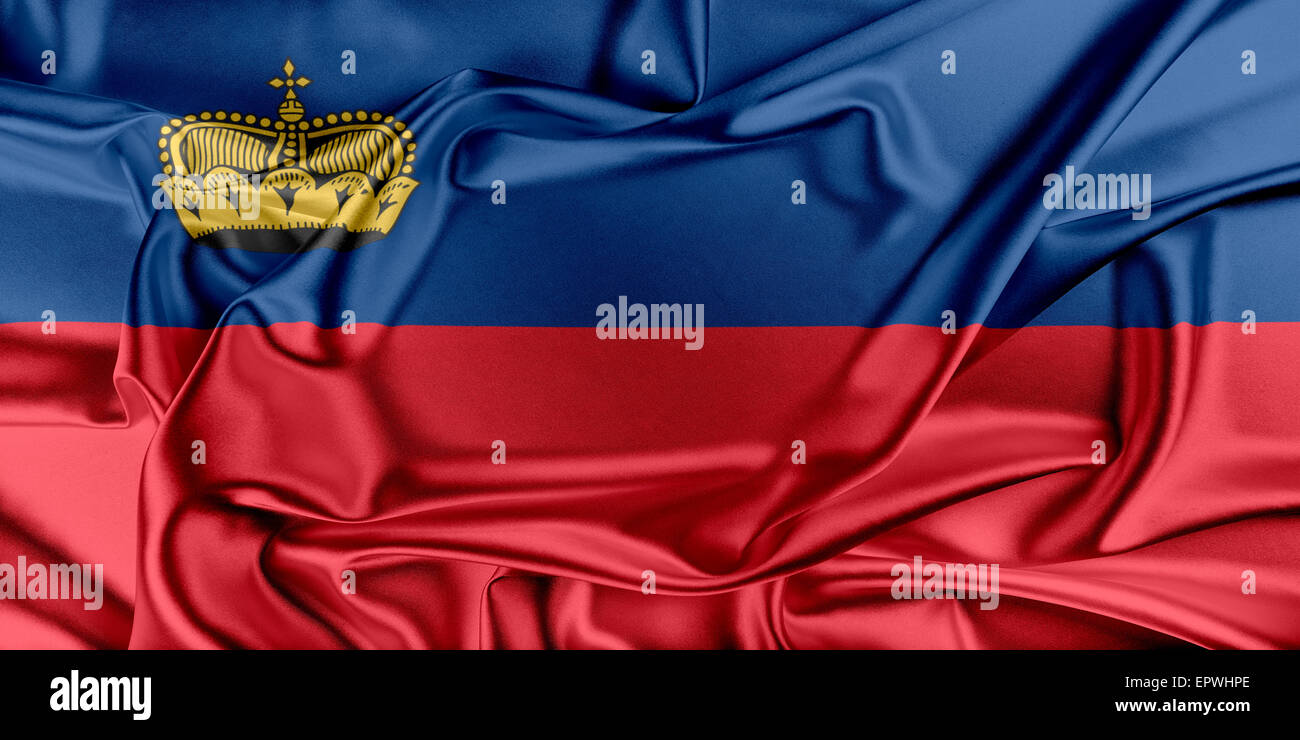 Flag of Liechtenstein Stock Photo - Alamy