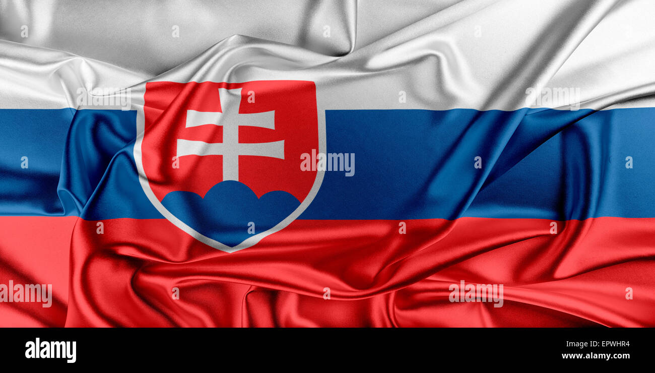 Flag of Slovakia Stock Photo - Alamy