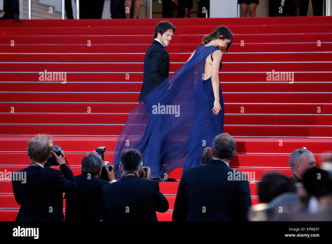 Ian Somerhalder and Nikki Reed attending the 'Youth' premiere at the ...