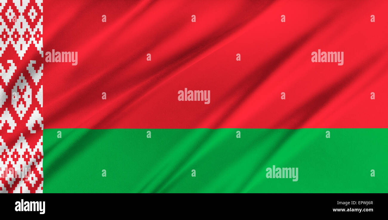 Flag of Belarus Stock Photo - Alamy