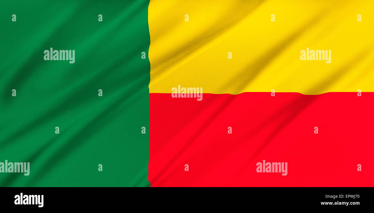 Flag of Benin Stock Photo - Alamy