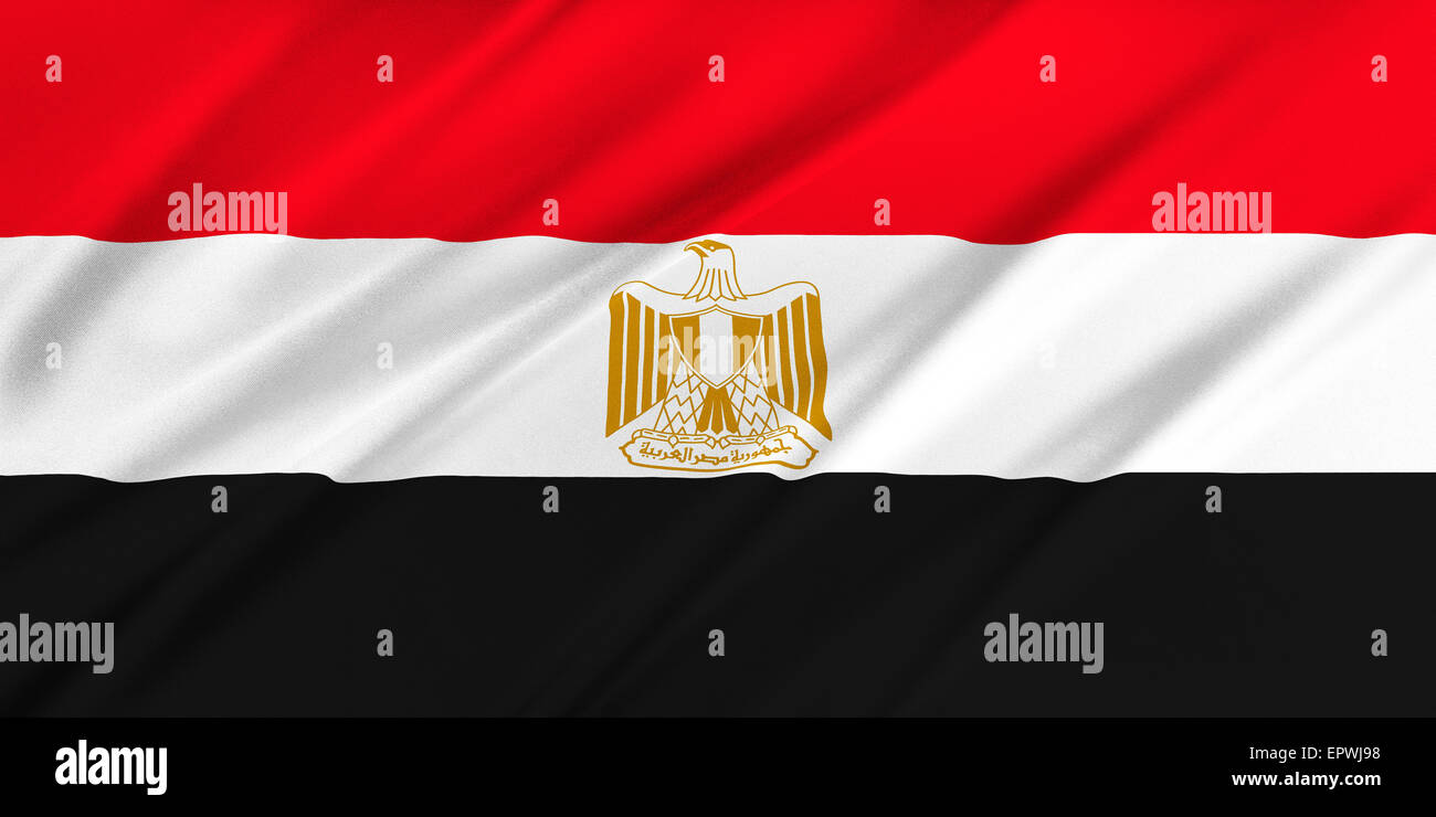 Flag of Egypt Stock Photo - Alamy