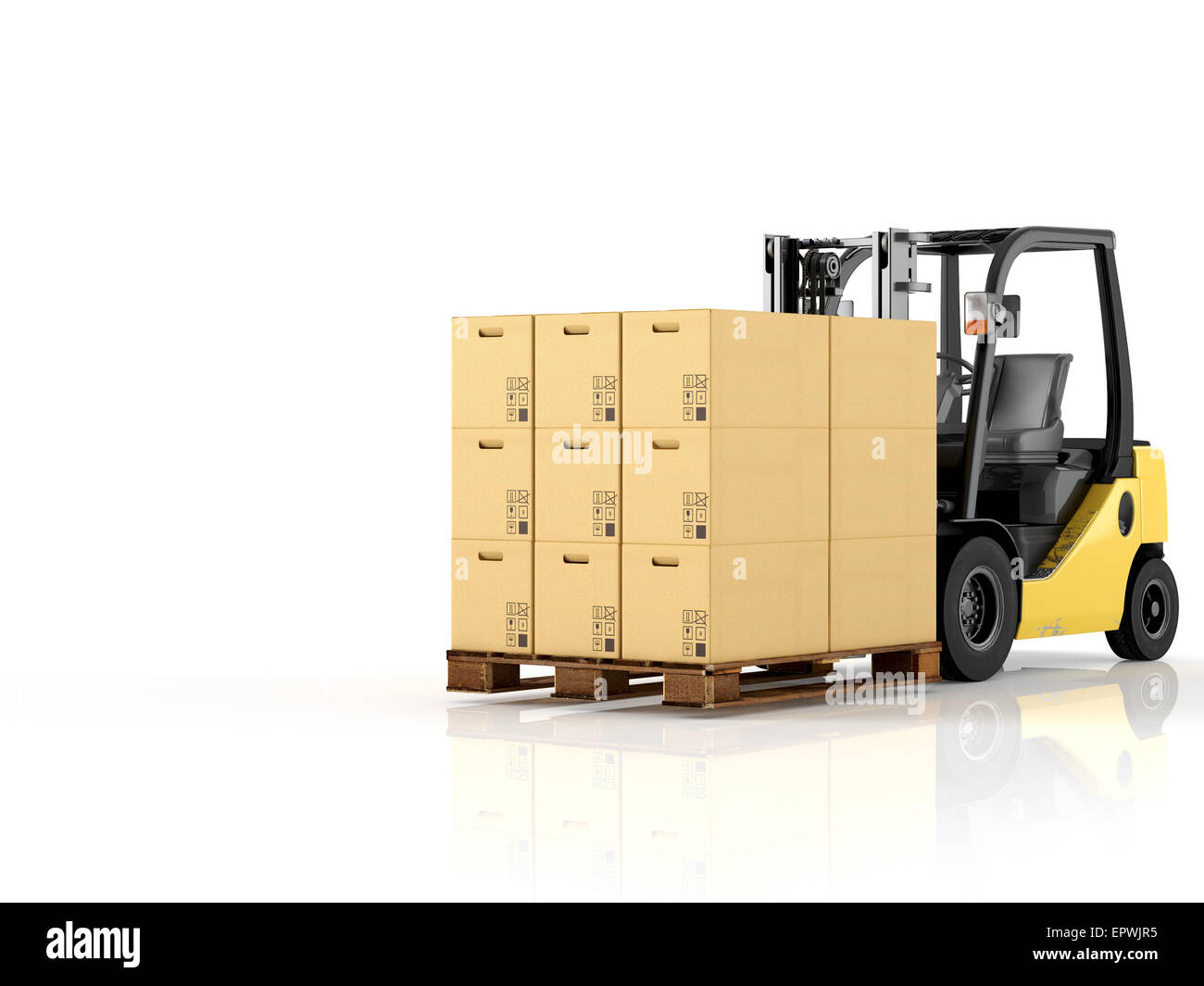 Logistic. 3d rendering Stock Photo - Alamy