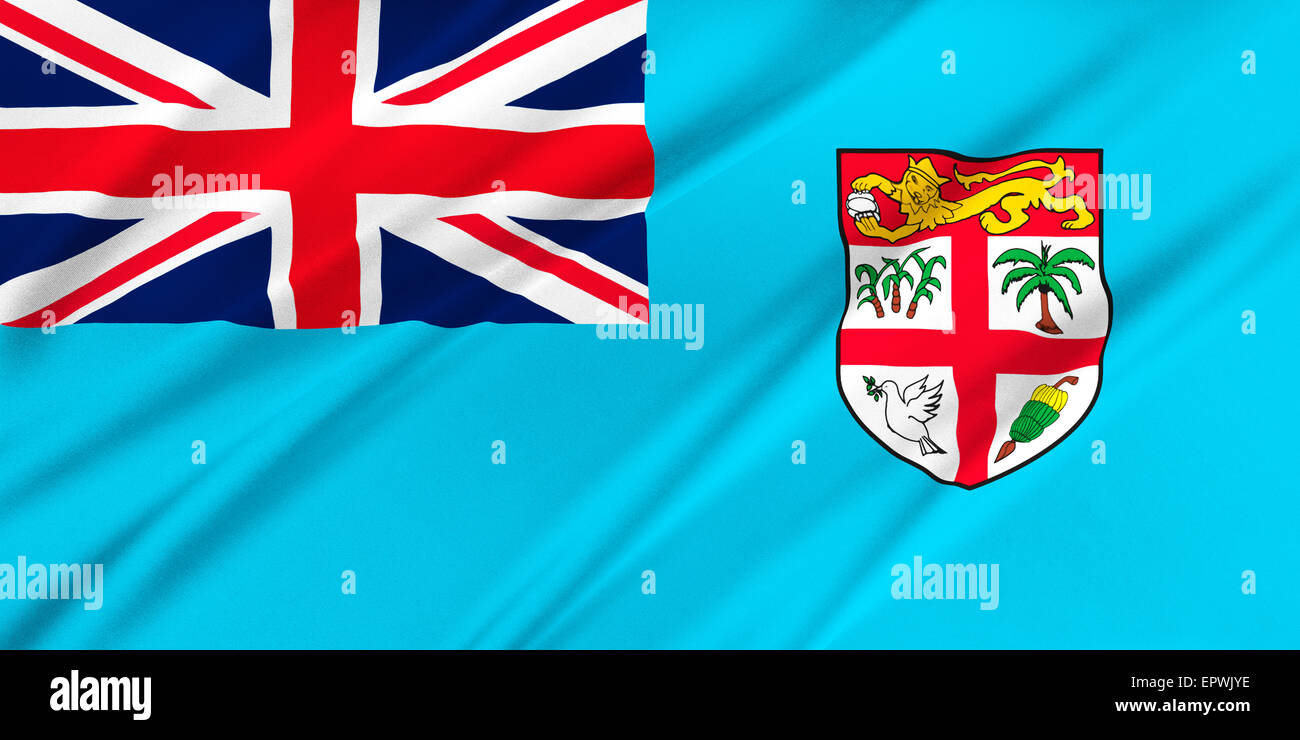 Flag of Fiji Stock Photo - Alamy