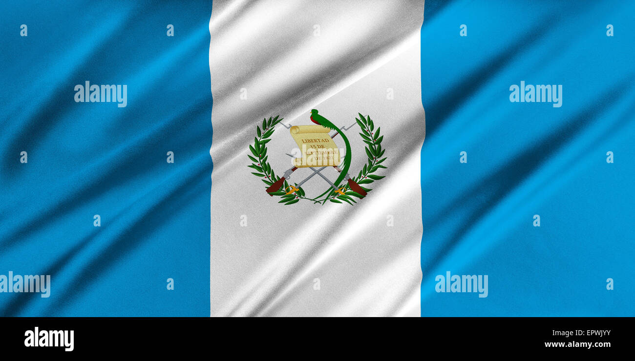 Flag of Guatemala Stock Photo - Alamy
