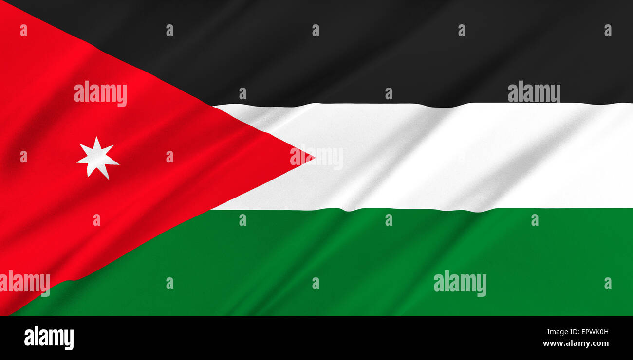 flag-of-jordan-stock-photo-alamy