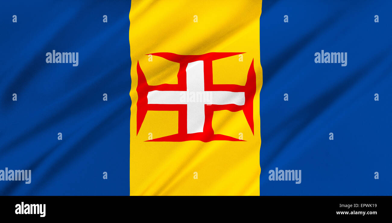 Madeira flag hi-res stock photography and images - Alamy