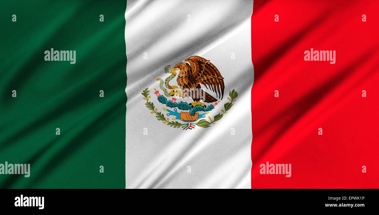 Flag of Mexico Stock Photo - Alamy