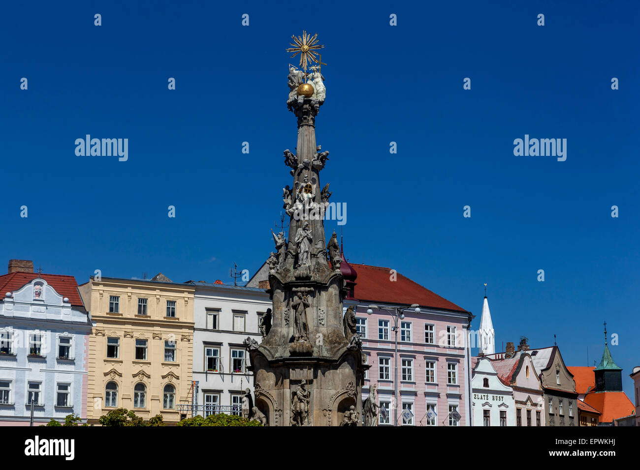 View of trinity column hi-res stock photography and images - Alamy