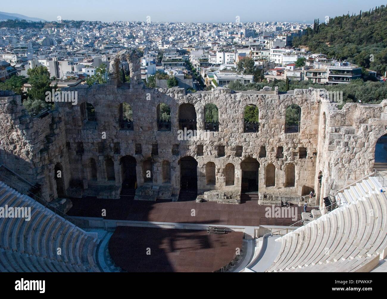 Athens. The Acropolis. The Theater Of Dionysus Stock Photo - Alamy