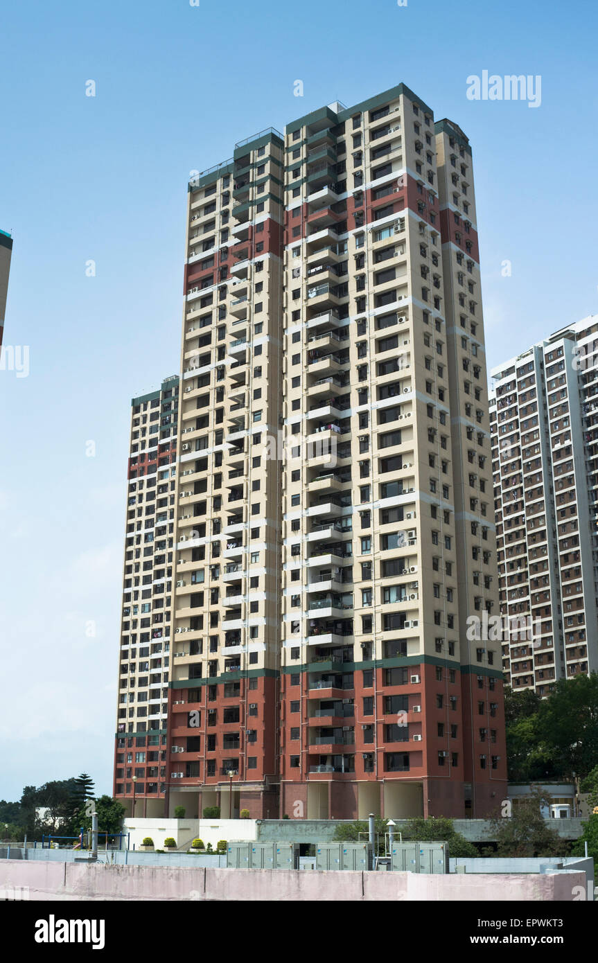 dh Flats CHI FU HONG KONG Chinese housing estate Pok fu lam highrise ...