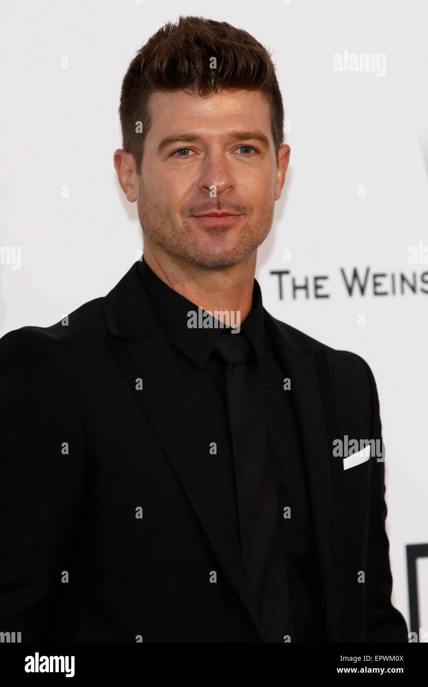 Singer Robin Thicke attends amfAR's 22nd Cinema Against Aids gala ...