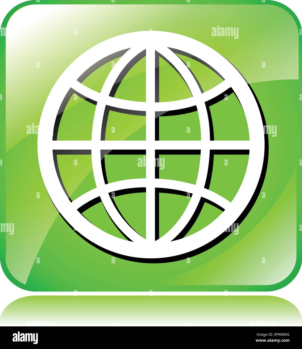 Green Globe Icon