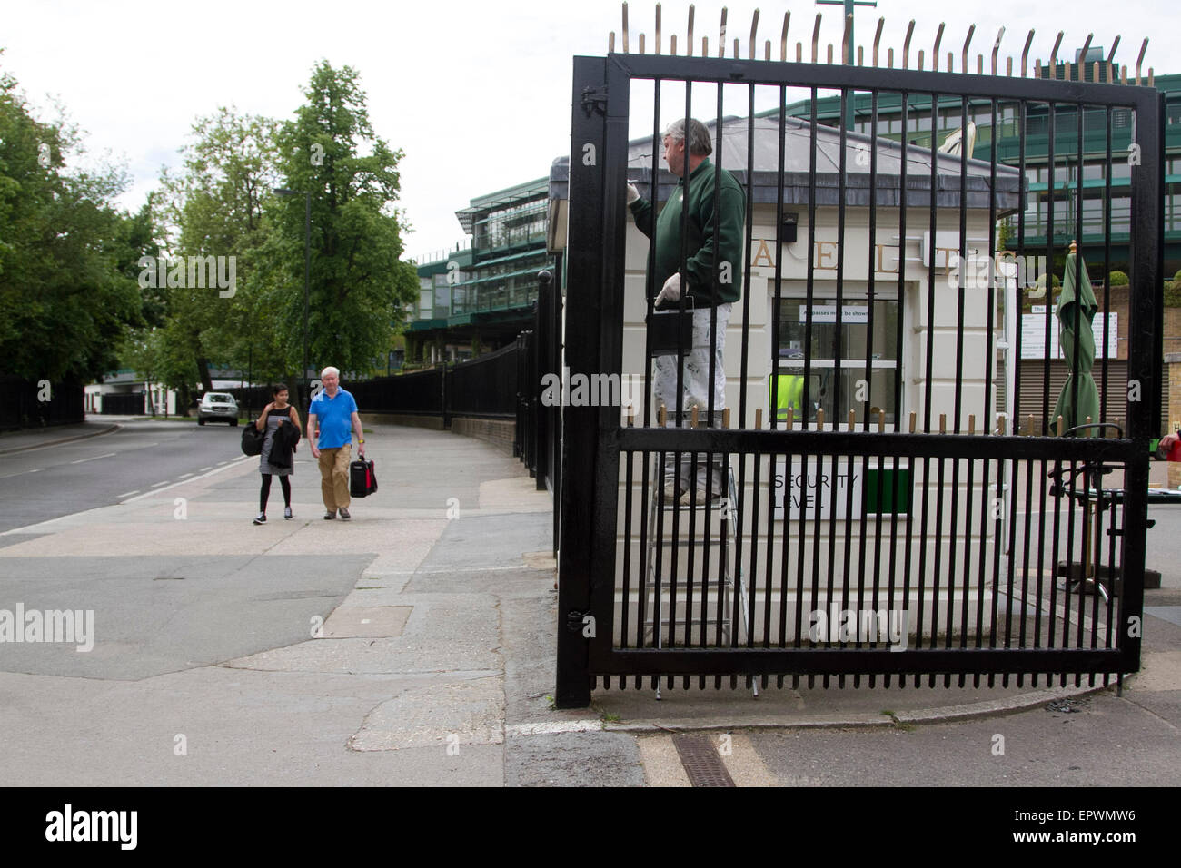 Wimbledon Gates High Resolution Stock Photography and Images - Alamy
