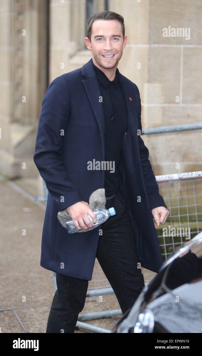 Jay James outside the ITV studios Featuring: Jay James Where: London ...