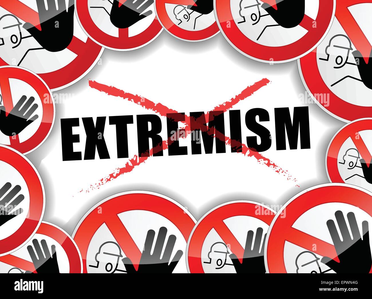 Political extreme Stock Vector Images - Alamy