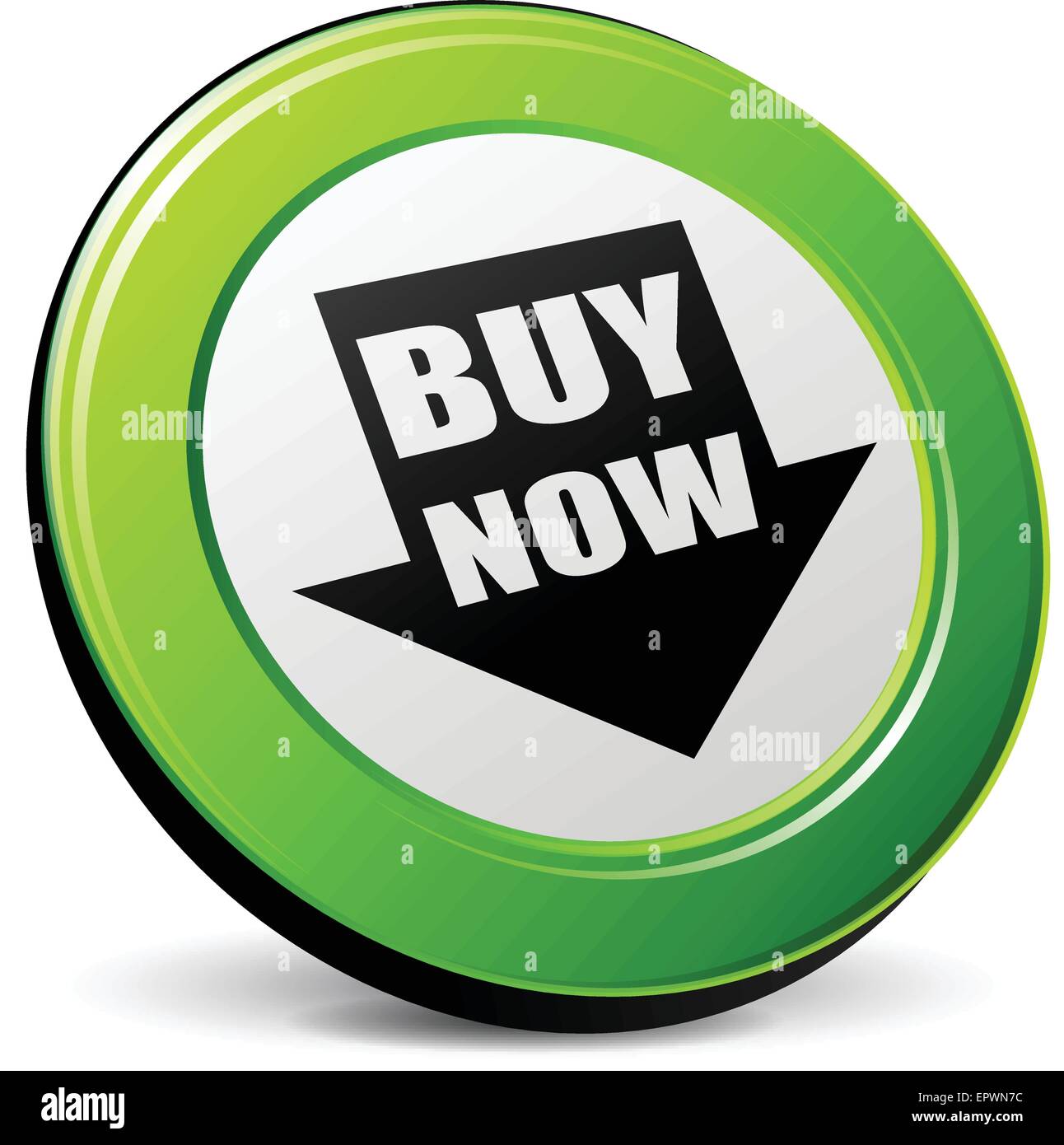 illustration of buy now 3d icon on white background Stock Vector Image ...
