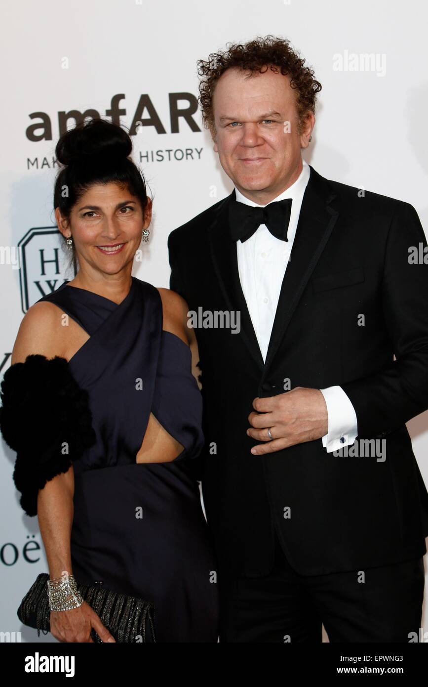 Actor John C. Riley and Alison Dickey attend amfAR's 22nd Cinema ...
