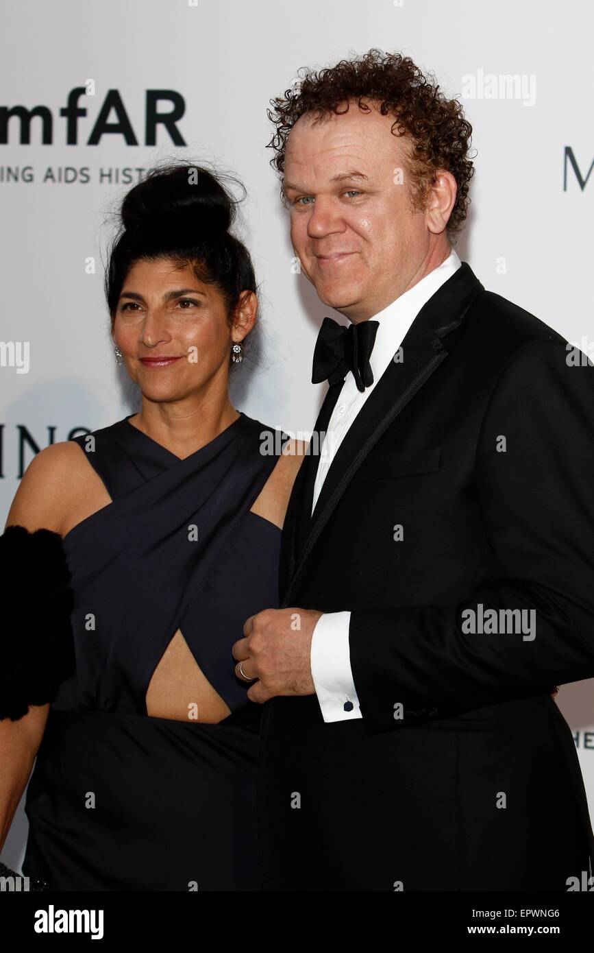 Actor John C. Riley and Alison Dickey attend amfAR's 22nd Cinema ...
