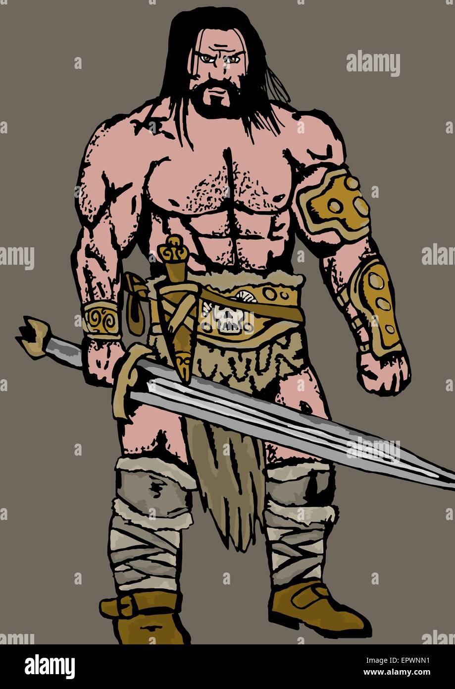 Barbarian art hi-res stock photography and images - Alamy