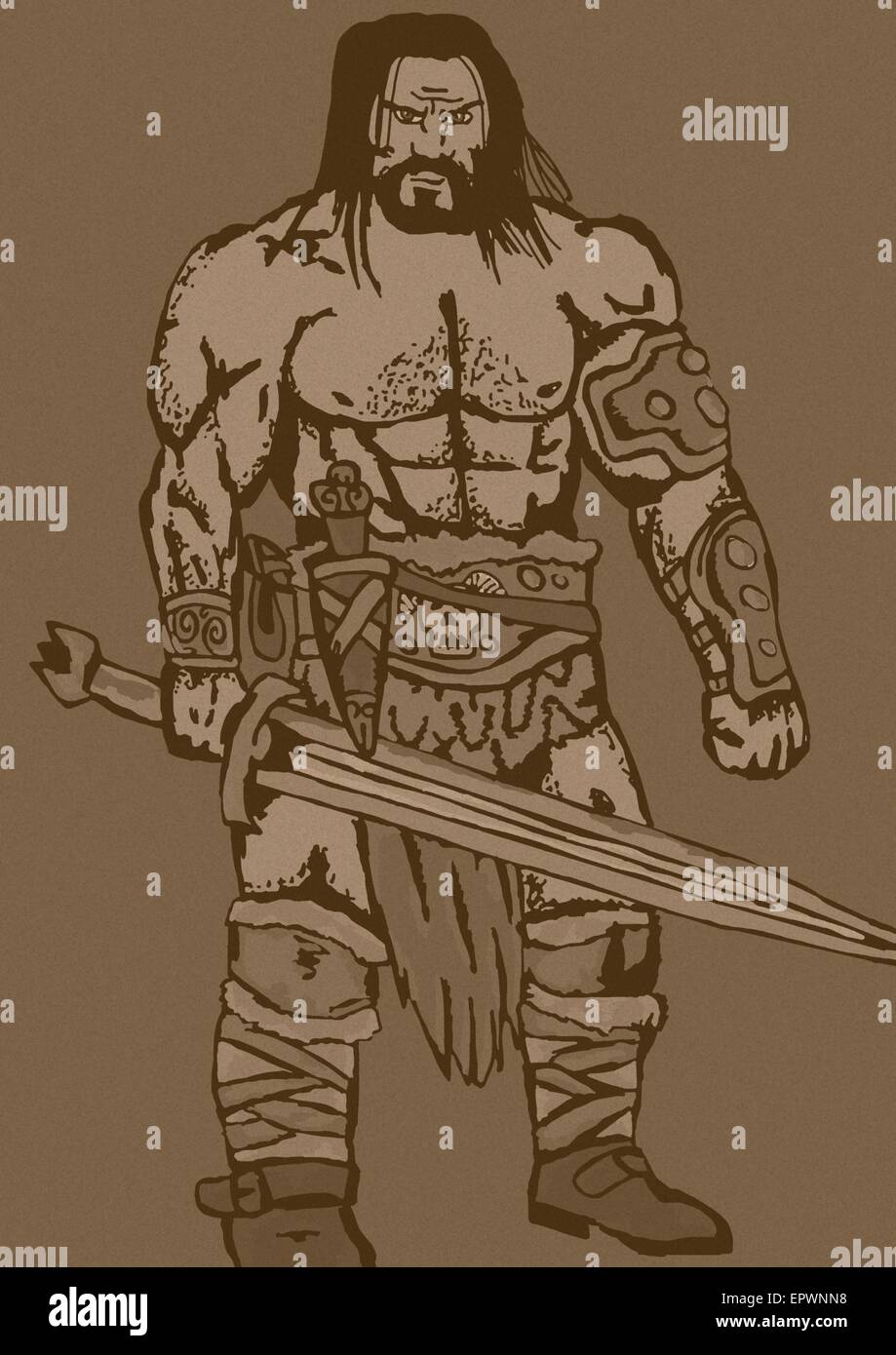 Barbarian art hi-res stock photography and images - Alamy