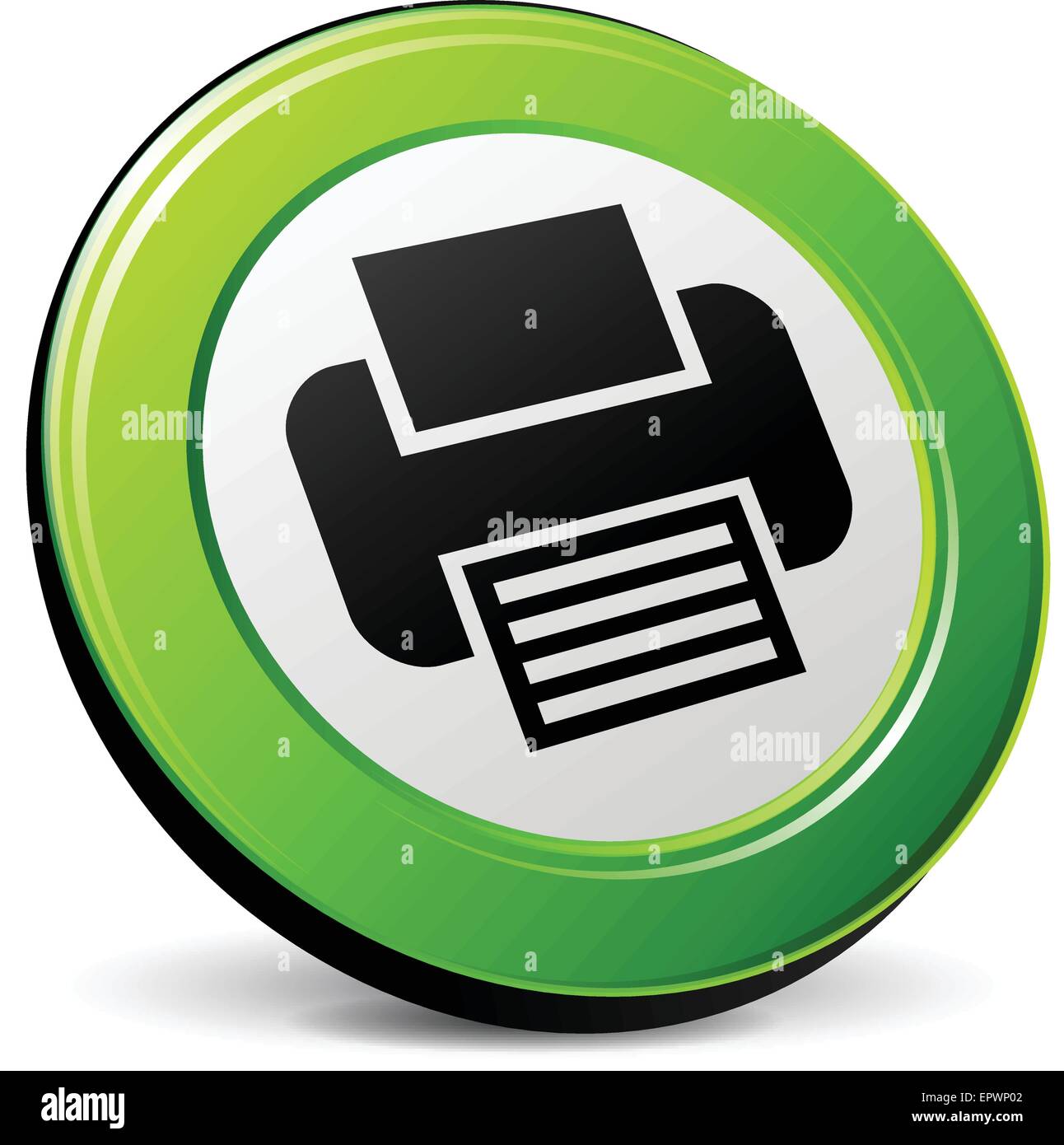 Fax printer icon sign symbol hi-res stock photography and images - Alamy