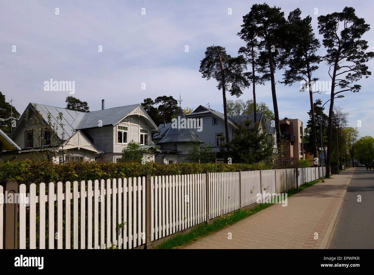 Old Wooden, seaside villa in Jurmala a Latvian resort city on the Gulf ...