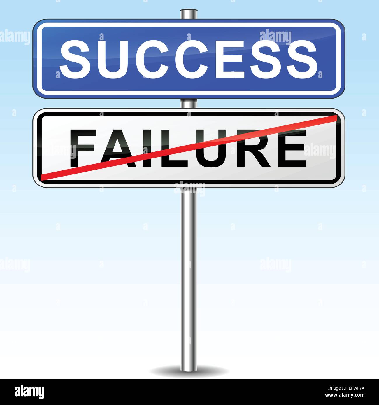 Success road sign hi-res stock photography and images - Alamy