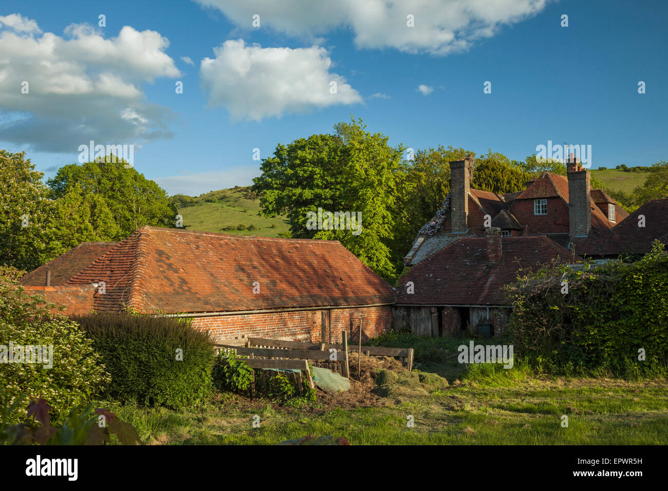 Westmeston sussex farm rural england hi-res stock photography and ...