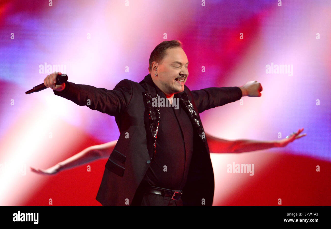 Vienna, Austria. 21st May, 2015. Singer Nenad Knezevic aka Knez ...