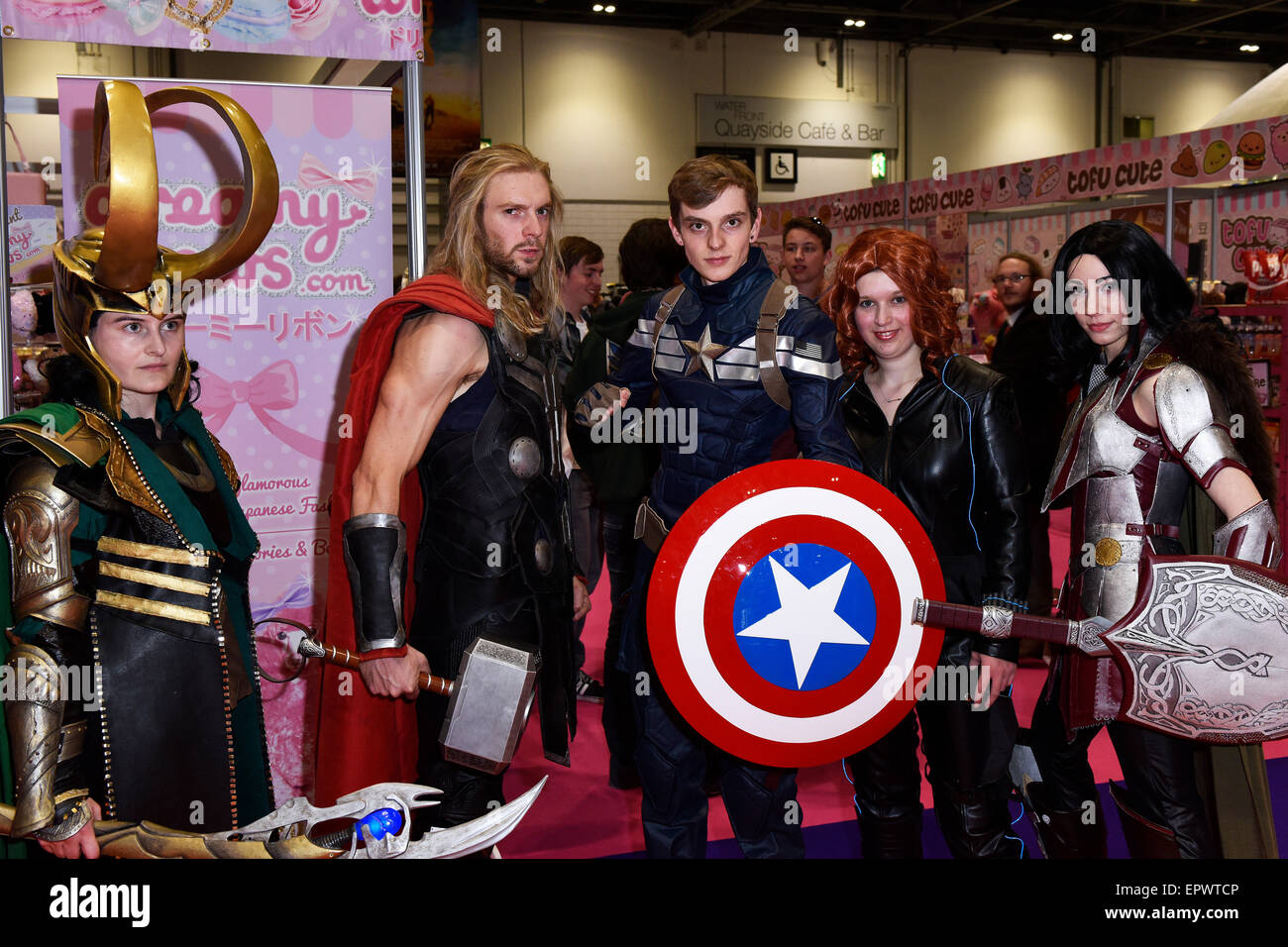 Comic fans at the london super comic convention at excel hi-res stock ...