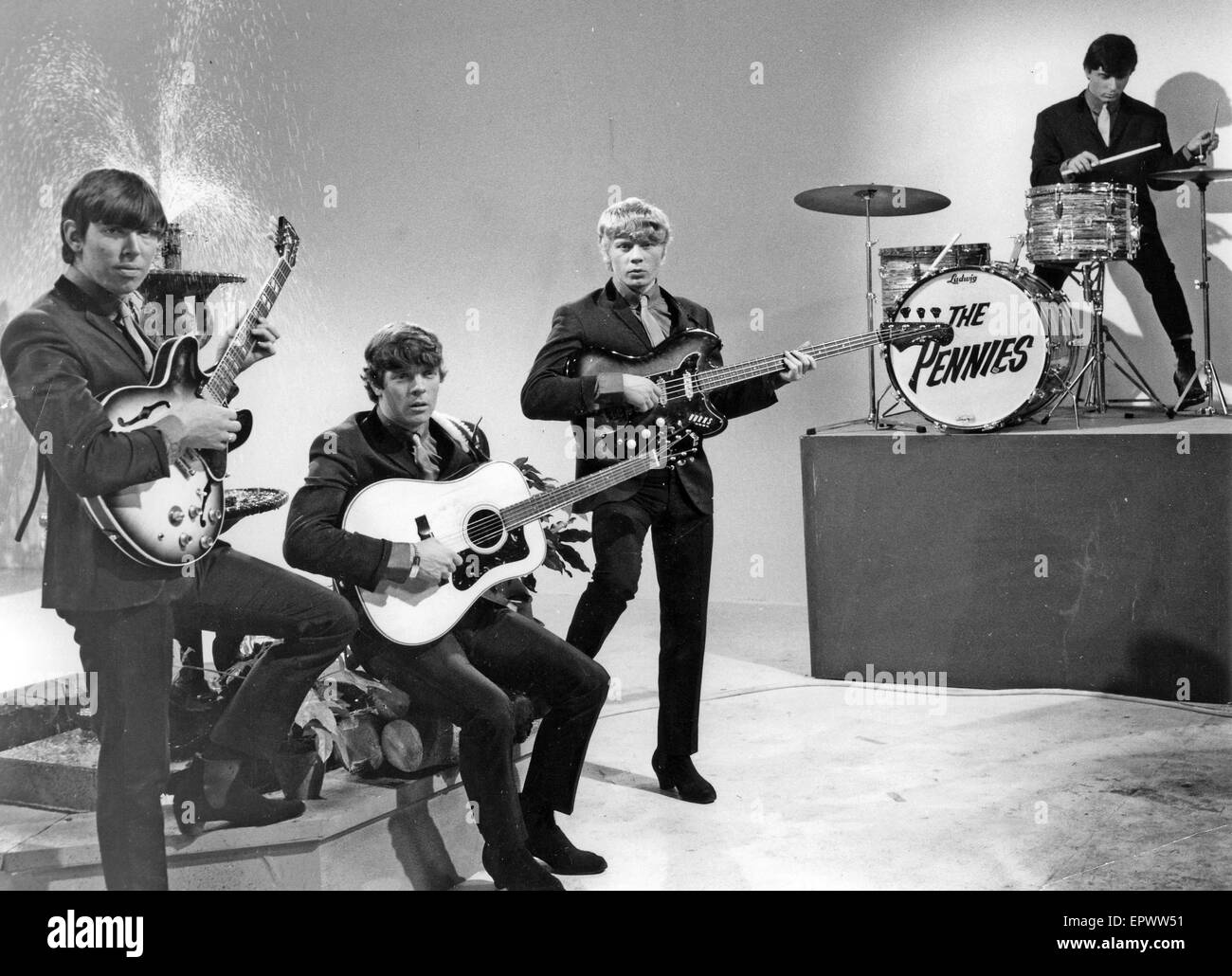 FOUR PENNIES UK pop group in 1964. Pjhoto: Tony Gale Stock Photo - Alamy