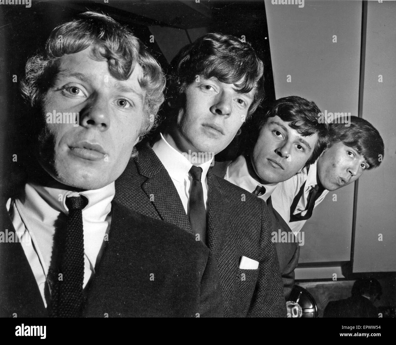 FOUR PENNIES UK pop group in September 1964. Photo Tony Gale Stock ...