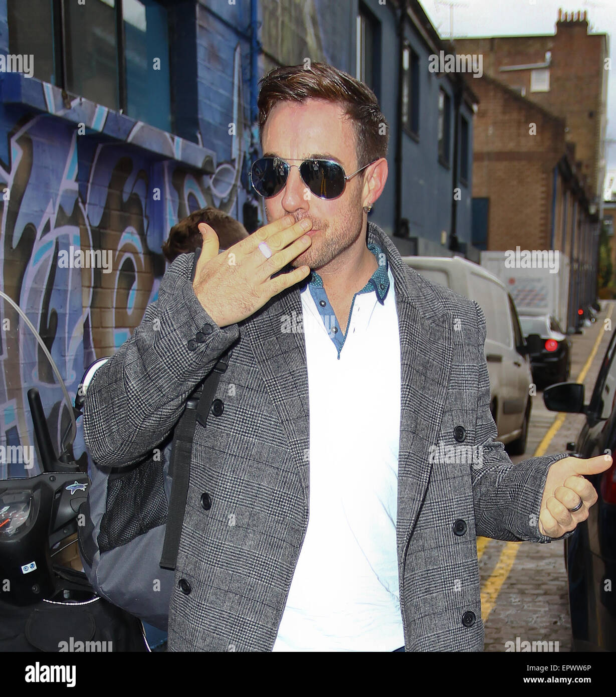 X Factor contestants arrive at a recording studio to rehearse for this ...