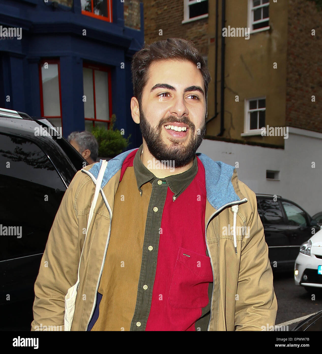 X Factor contestants arrive at a recording studio to rehearse for this ...